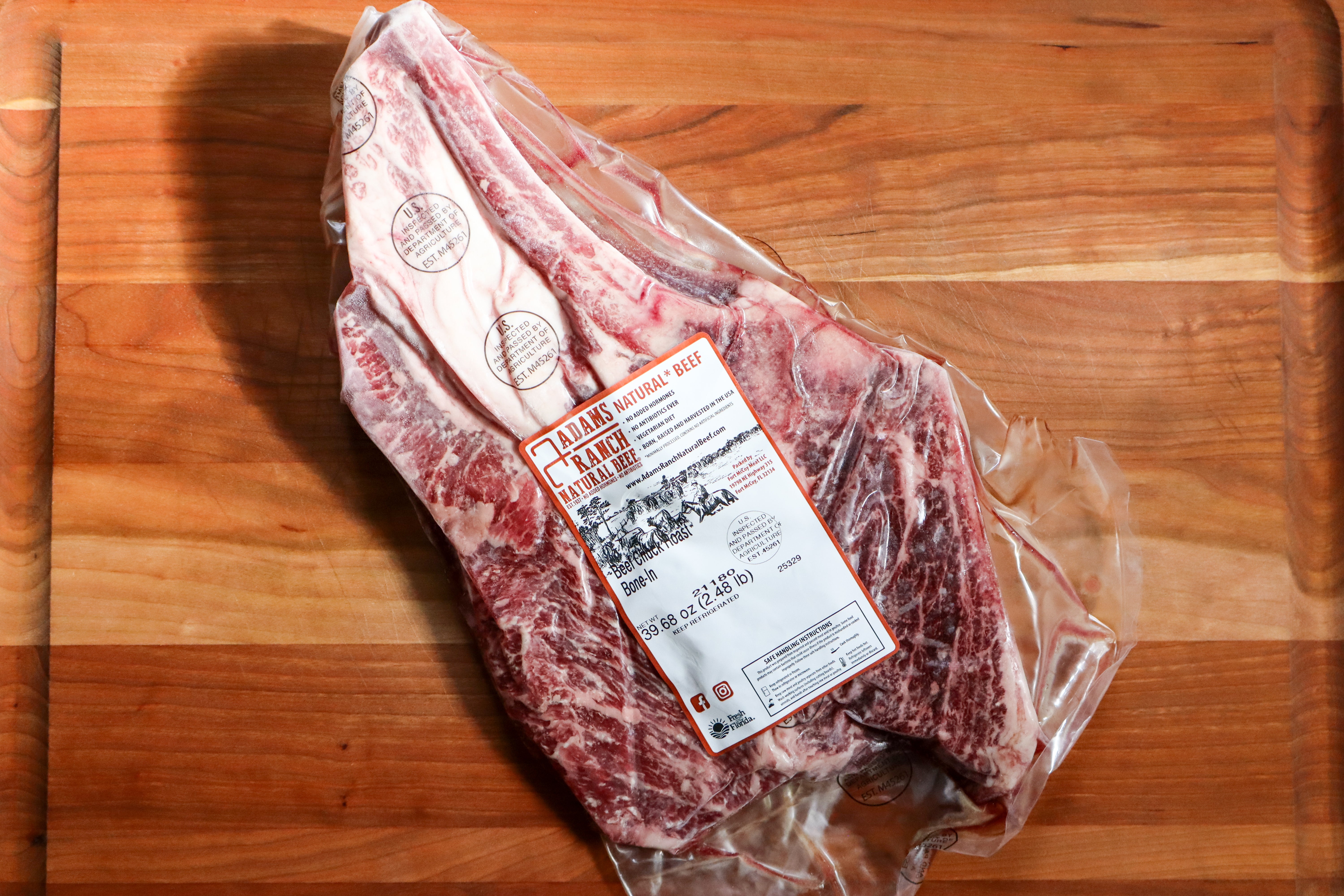 Bone-In Chuck Roast – Adams Ranch Natural Beef
